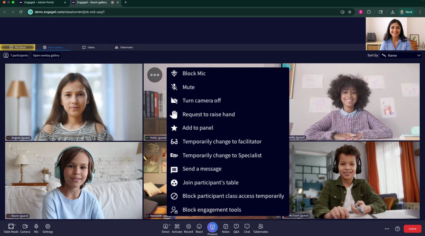 All-In-One Platform for K12 Online Learning | Engageli
